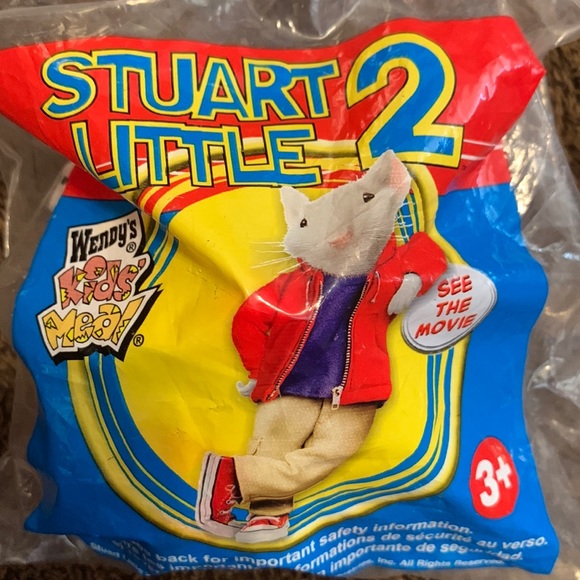 Toys | Stuart Little 2 Toy Mouse Riding Soccer Ball Wendys Kids Meal ...